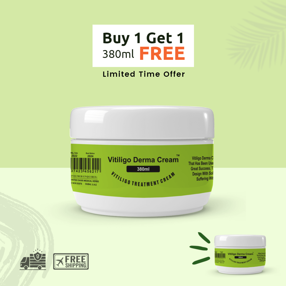 Vitiligo Derma Cream 380ml